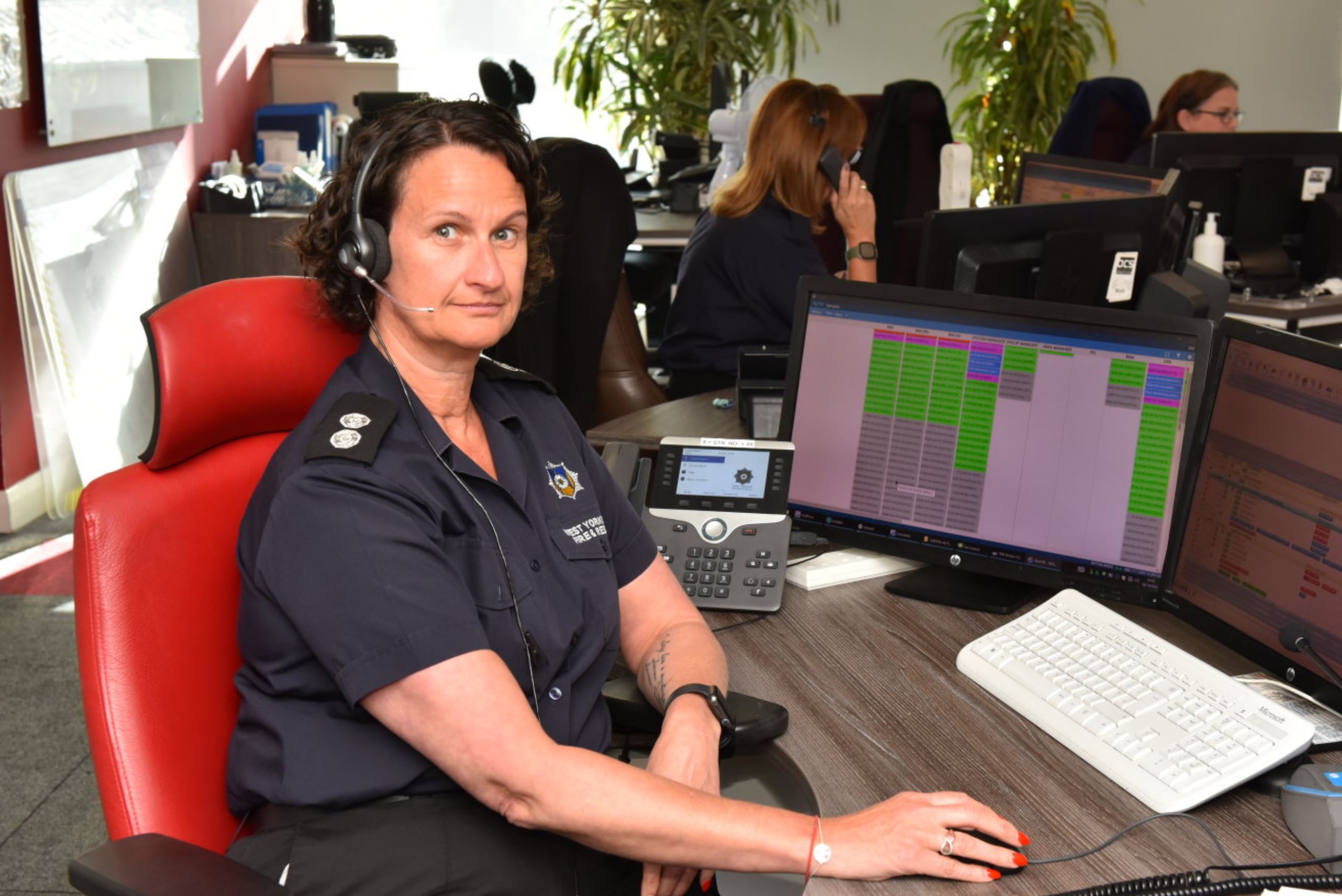 Working in the Emergency Control Centre | West Yorkshire Fire and ...